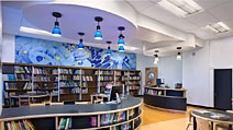 A collaboration | Library at public elementary school P.S. 58 in ...