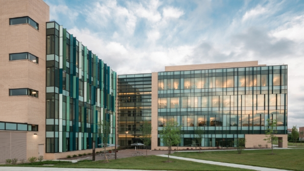 The Neuroscience Engineering Collaboration building at Wright State ...