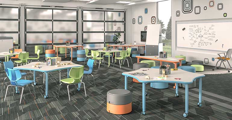 New Oodle™ Stool Breaks Active Seating Mold | American School & University