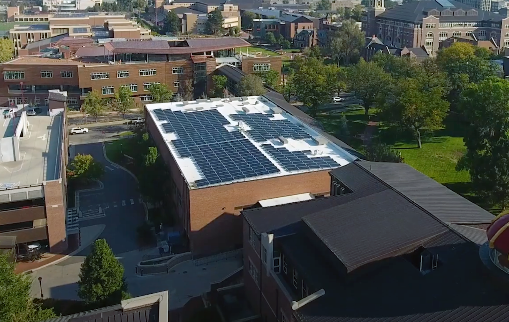 University of Denver installs solar panels on campus | American School ...