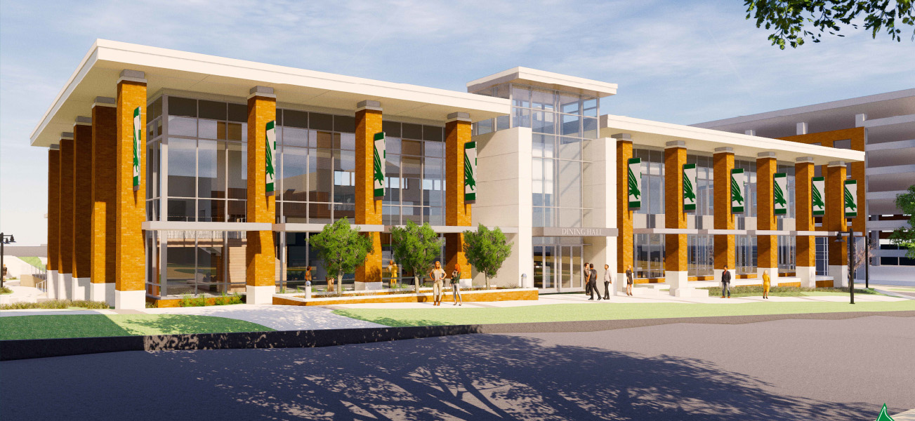 New Dining Facility at University of North Texas in Denton | American ...
