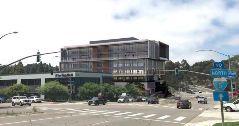 Science and medical tower is under construction at the University of ...