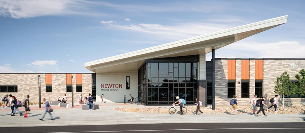From the 2021 Architectural Portfolio: Newton Middle School | American ...