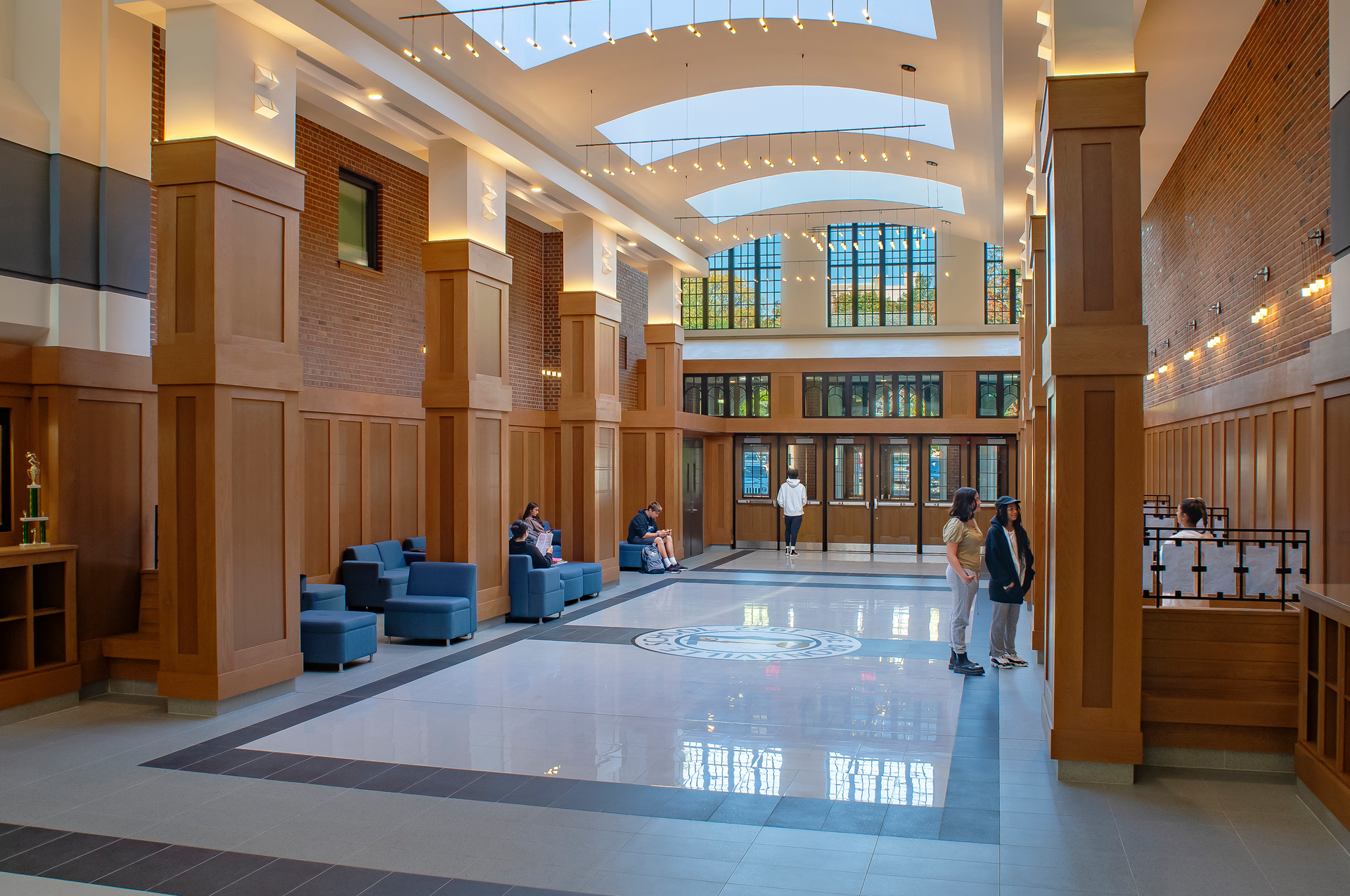 From the 2022 Educational Interiors Showcase: Lobby Addition at The ...