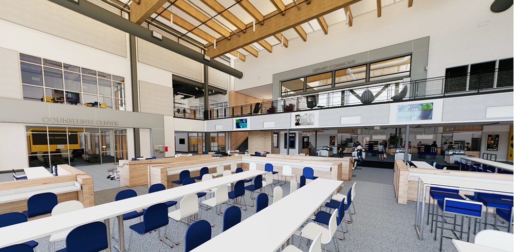 From the 2022 Architectural Portfolio: Upper Merion Area High School ...