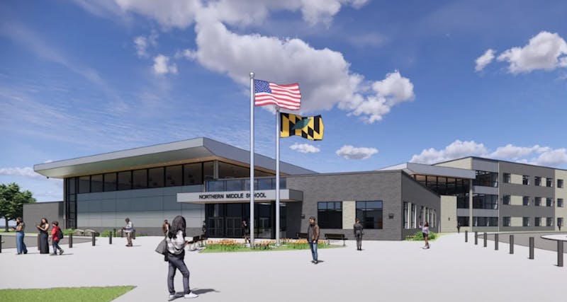 Calvert County (Maryland) district is building a replacement middle ...